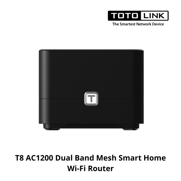 Totolink T8 AC1200 Dual Band Mesh Smart Home Wi-Fi Router | Lazada