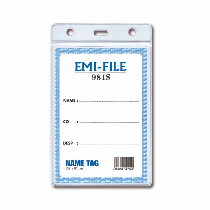 PVC Name Tag with Card (981) / 100pcs | Lazada