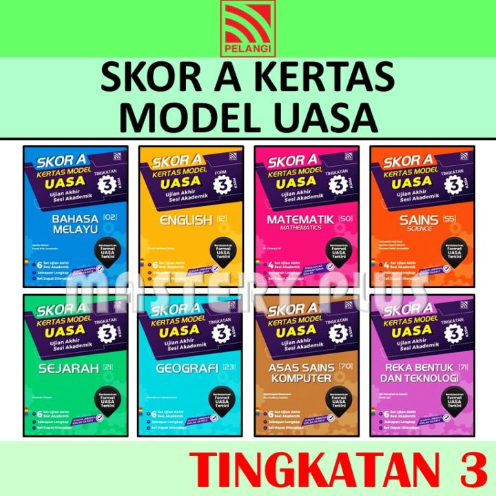 SKOR A KERTAS MODEL UASA TINGKATAN 3 KSSM 2024 - MATEMATIK / SAINS/ RBT ...