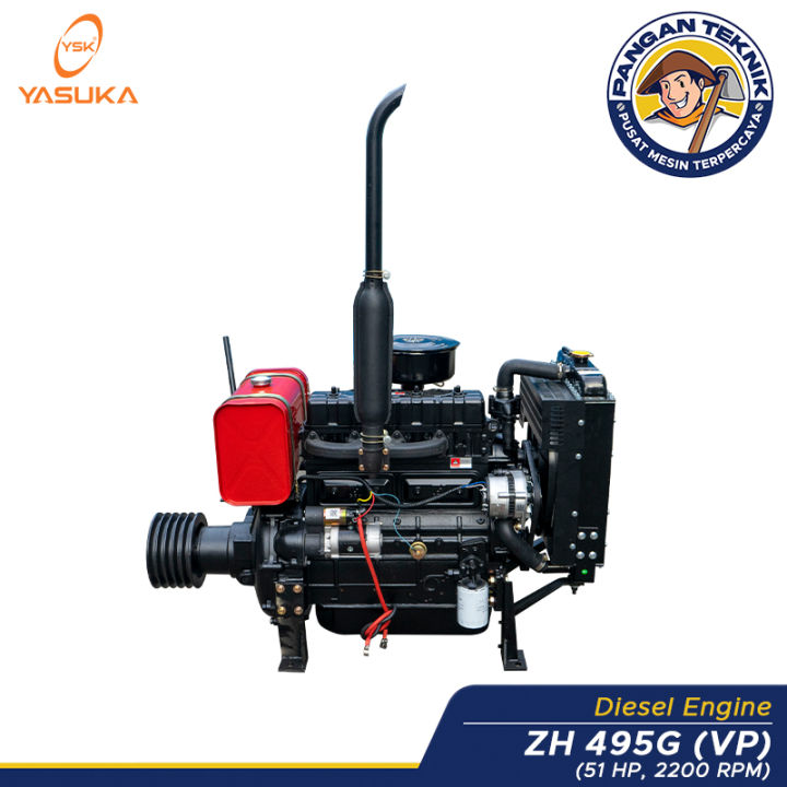 ZH495G (VP) 51 PK Mesin Diesel Yasuka | Mesin Diesel 4 Cylinder ...