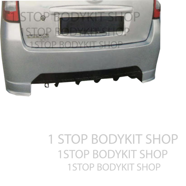 PERODUA VIVA REAR BUMPER (SPORTIVO)FIBER(FIBERGLASS)SKIRT LIP BODYKIT ...