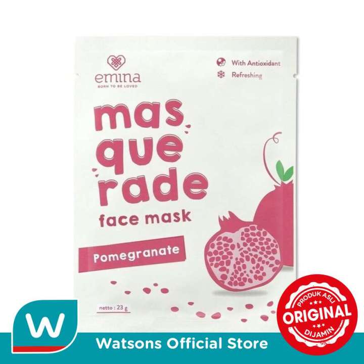 EMINA Masquerade Facial Mask Pomegranate | Lazada Indonesia