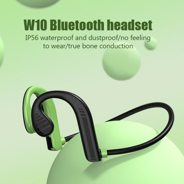 ۞ Новая спортивная Bluetooth-гарнитура W10 с реальной костной ...