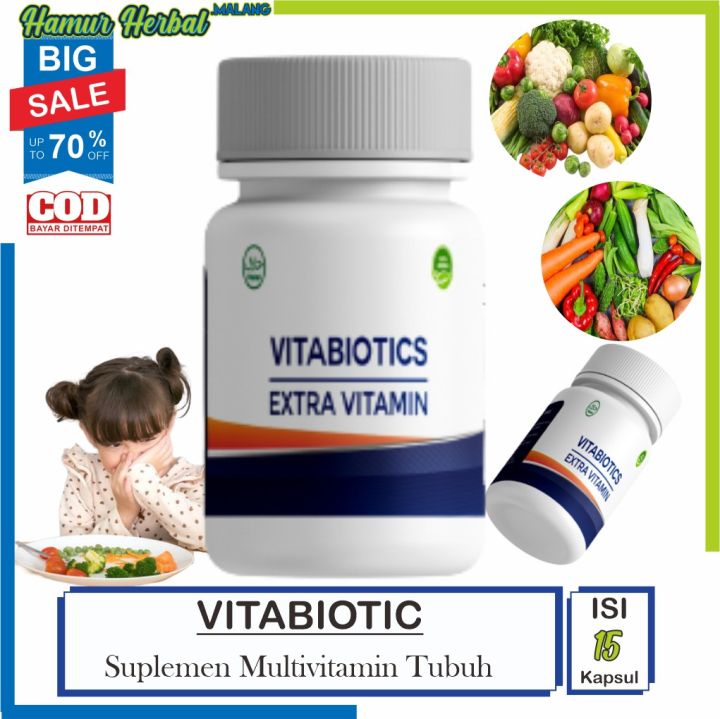 VITABIOTICS – Suplemen Makanan Setara 1KG Sayuran badan sehat ...