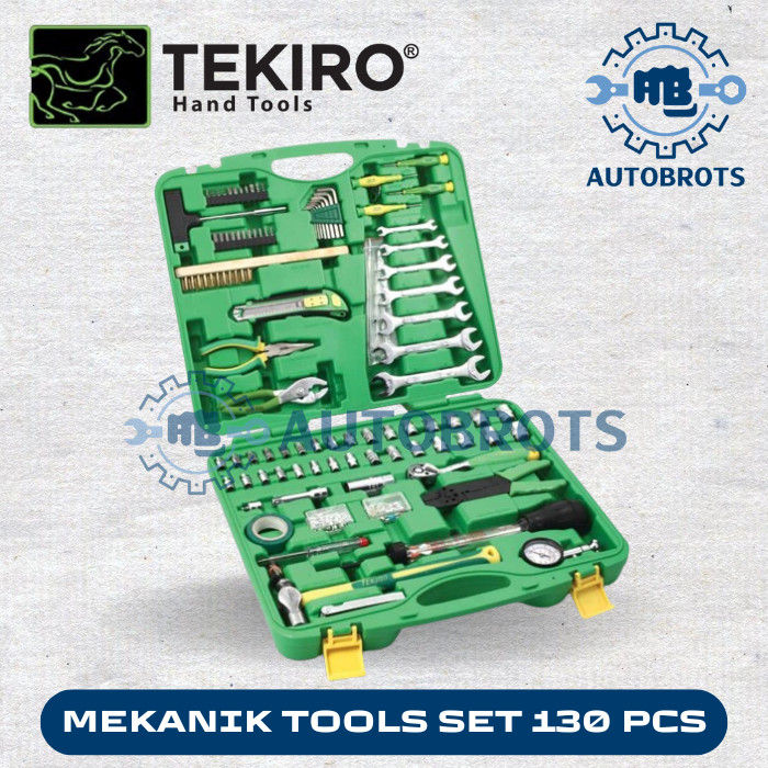TEKIRO Mechanic Tools Set PVC 130pcs / Mekanik Tools Set PVC 130pcs Plastik SC-MT0628 | Lazada ...