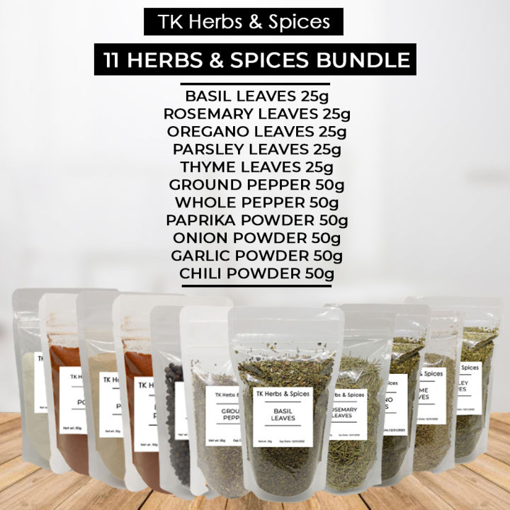11 Herbs and Spices Bundle | Lazada PH