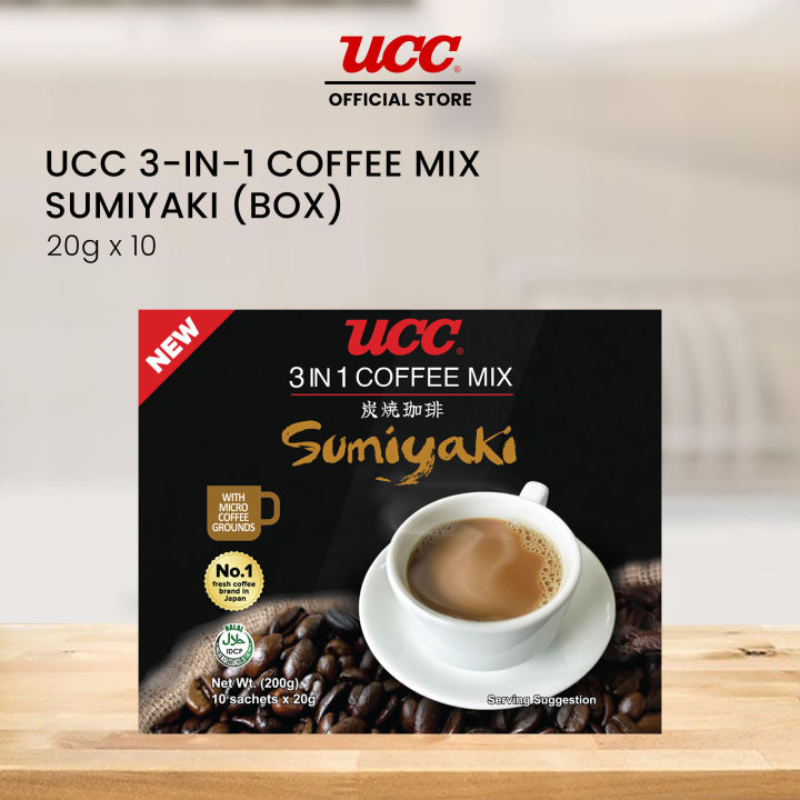 UCC 3-in-1 Sumiyaki Coffee Box (20g x 10) | Lazada PH