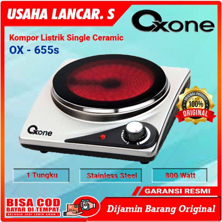 Kompor Listrik Single Ceramic Oxone OX655S - Bergaransi Resmi | Lazada ...