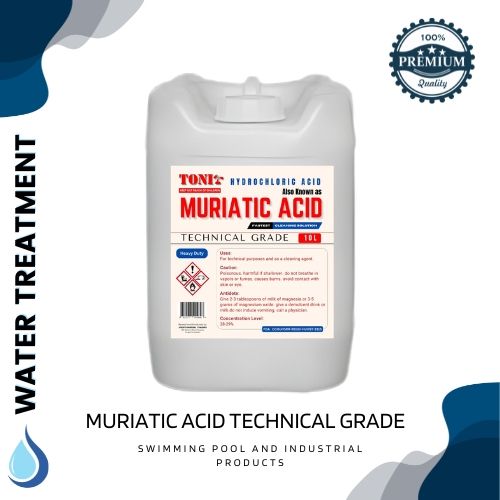 TONI MURIATIC ACID TECHNICAL GRADE (10L) | Lazada PH