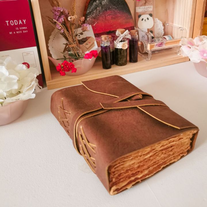 [Boxocraftph] Handmade Deckle Edge Journal - Vintage Antique Style ...