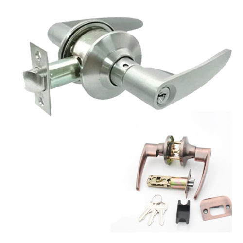 Door Knob001- ENTRANCE DOOR KNOB LOCKSET LEVER TYPE STAINLESS STEEL ...