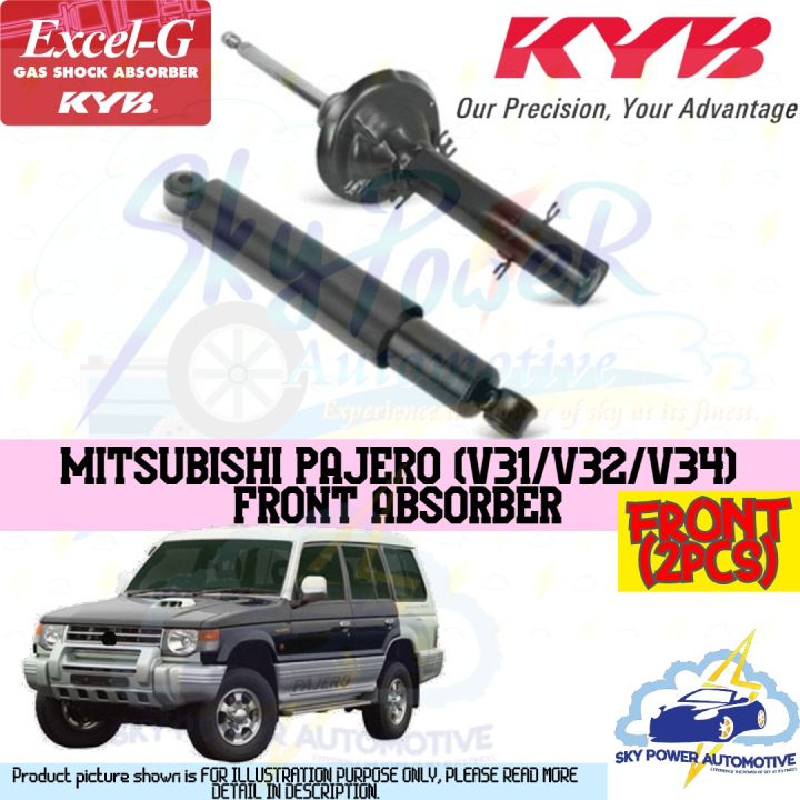 MITSUBISHI PAJERO (V31/V32/V34) KAYABA (KYB) EXCEL-G GAS SHOCK ABSORBER (FRONT 2PCS) | Lazada