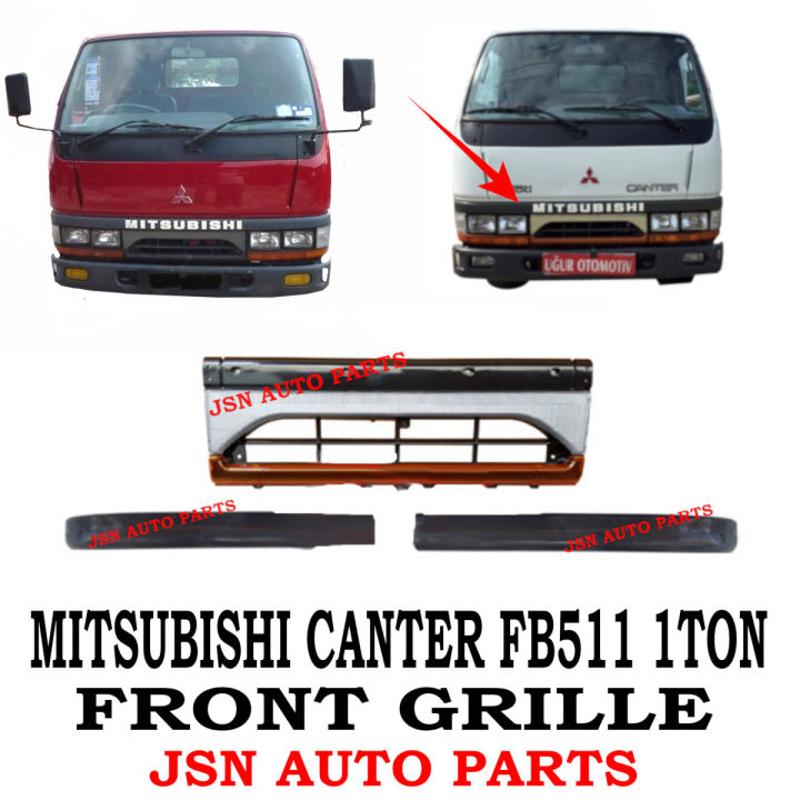 J121S06 FRONT GRILLE MITSUBISHI CANTER FB511 1TON LORRY TRUCK AKSESORI ...