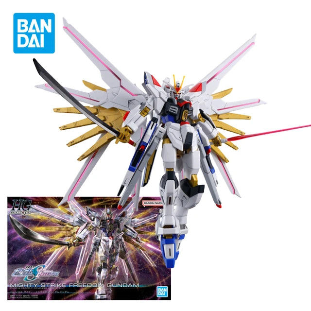 HG 1/144 Mighty Strike Freedom Gundam Seed Gunpla Original Bandai ...