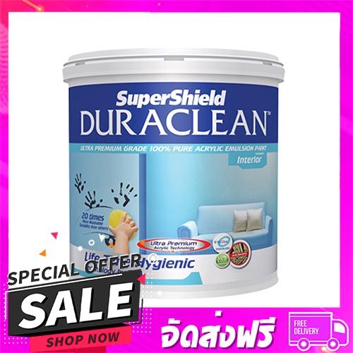 ส่งฟรี เก็บปลายทาง สีรองพื้นปูนเก่า TOA SUPERSHIELD DURACLEAN 2.5 แกล ...
