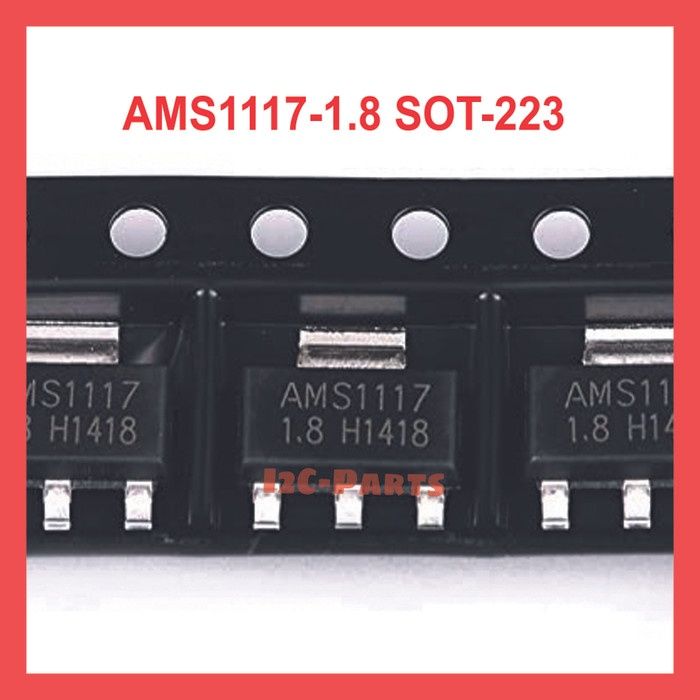 AMS1117 1.8 Voltage Regulator 1A Sot-223 AMS 1117 1.8V Sot223 1 A | Lazada Indonesia
