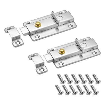 Stainless Steel Spring Bolt Heavy Duty Safety Lock Buckle Bolt ...
