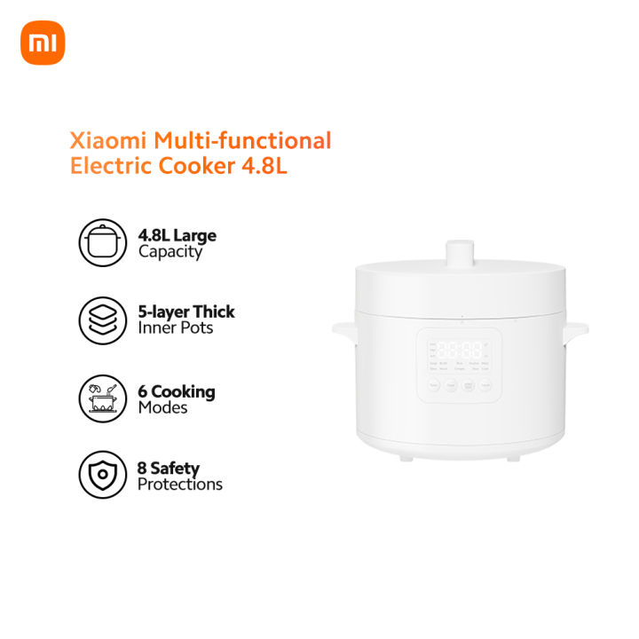 Xiaomi Multi-functional Electric Cooker 4.8L | Lazada PH
