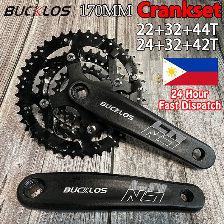 3*9 speed Crankset 104/64BCD Chainring Mtb 22T 32T 44T Sprocket with ...