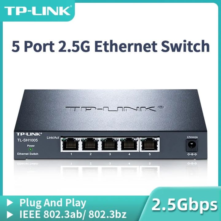 TP-Link 5 Port 2.5G Ethernet Switch 2.5GBASE-T Network Switcher RJ45 ...