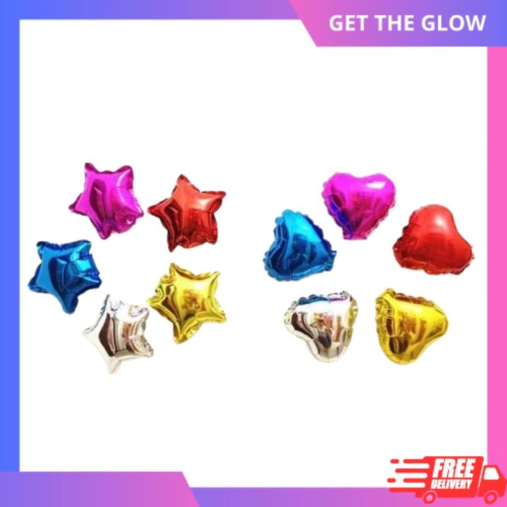 Balon Foil Bintang Love 18 inch 10 inch dan 5 inch Isi 1 pcs Dekorasi ...