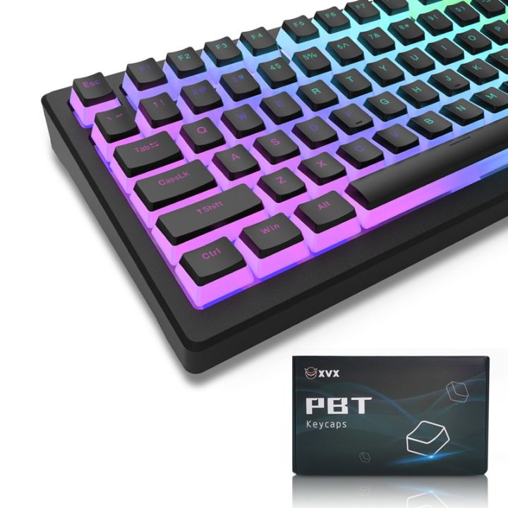 165 Key Pudding PBT Double Shot Keycaps OEM Profile Custom Keycap Set ...