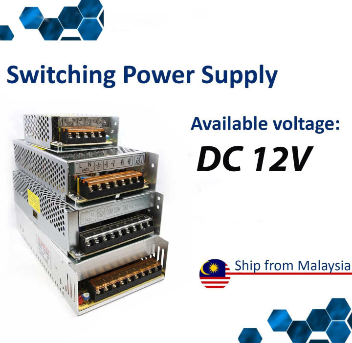 AC TO DC 12V POWER SUPPLY 3A 5A 10A 15A 20A 30A 40A Switch Power Supply Driver Adapter LED Strip ...