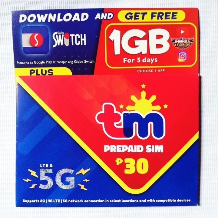 (10 PCS)TM 5G LTE Tricut Sim Card Brand New Fresh | Lazada PH