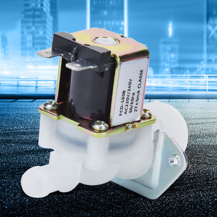 3/4in Electric Solenoid Valve Inlet 1-Way Guide ตัวเชื่อมต่อพลาสติก ...