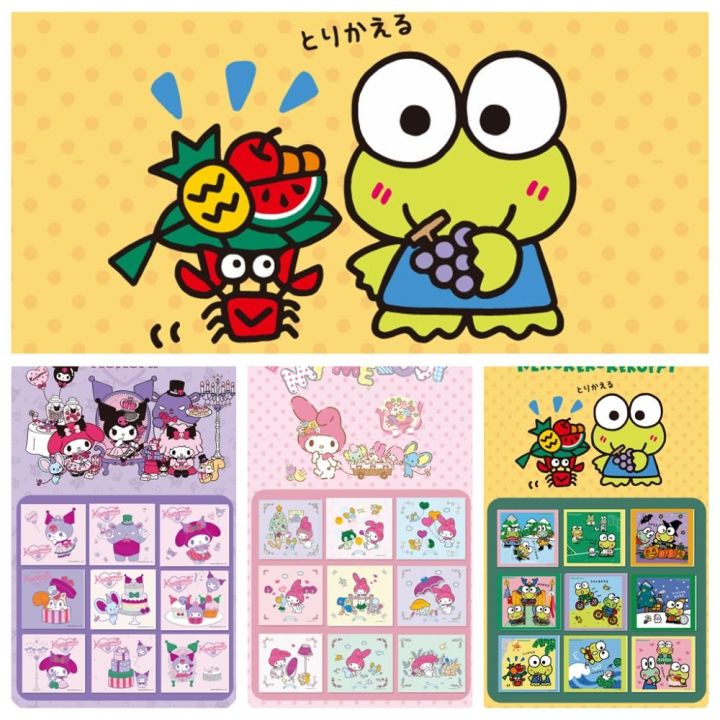 TIEJIN Big Eyed Frog Kuromi Frog DIY Magic Sticker Drawing Toys Kuromi ...