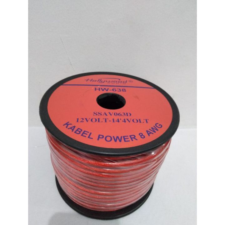 Harga Kabel Per Meter - Kabel Power Kabel Strom Power 8 AWG Audio ...