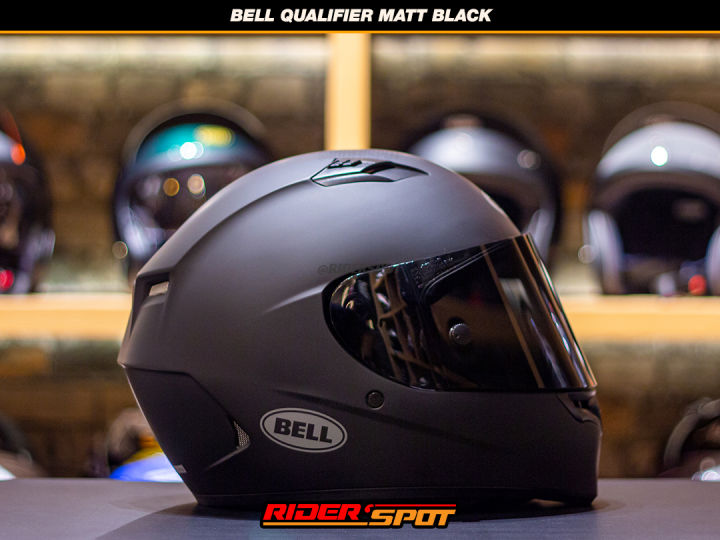 Helm Bell Qualifier Matte Black Full Face Daily Original | Lazada Indonesia