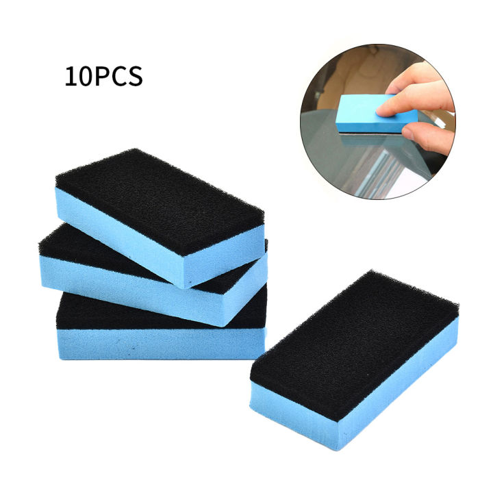 10pcs Car Ceramic Coating Sponge Glass Nano Wax Applicator Polish Pads ...