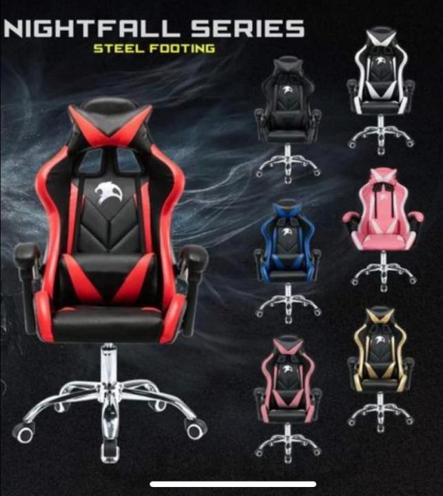 Gaming Chair (Panther) - Nightfall Series (Steel Footing) | Lazada PH