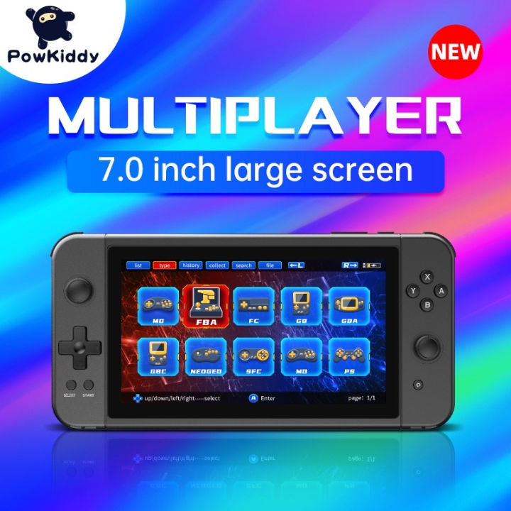 POWKIDDY X70 Handheld Game console 7 inch HD Screen Retro Game Cheap ...
