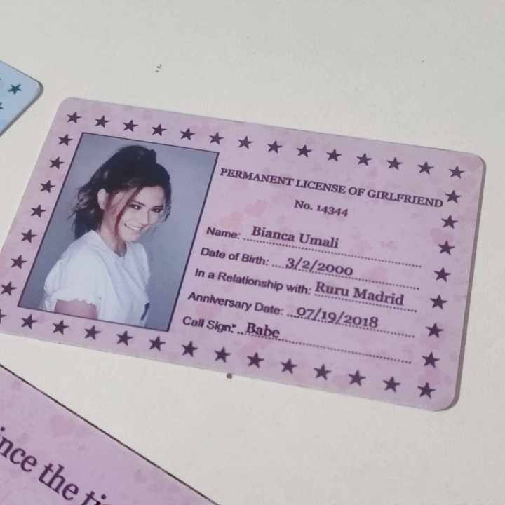 Personalized Relationship License Card for Boyfriend and Girlfriend ...