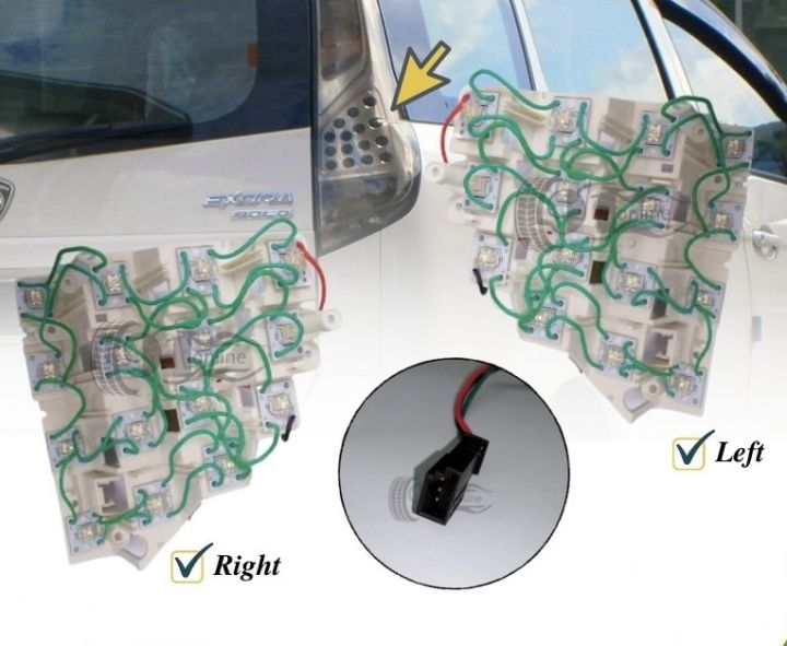 EXORA TAIL LAMP LED IC BOARD (1SET 2PCS) | Lazada