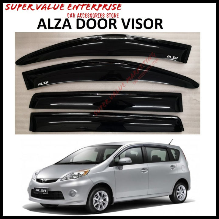 Perodua Alza Door Visor Move Design 10CM Air Press Door Visor | Lazada