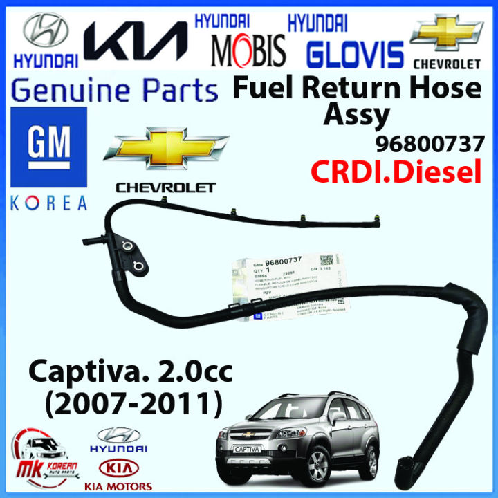 [GENUINE] Fuel Return Hose Assy. CRDI.Diesel. for Captiva(2007-2011). 2 ...