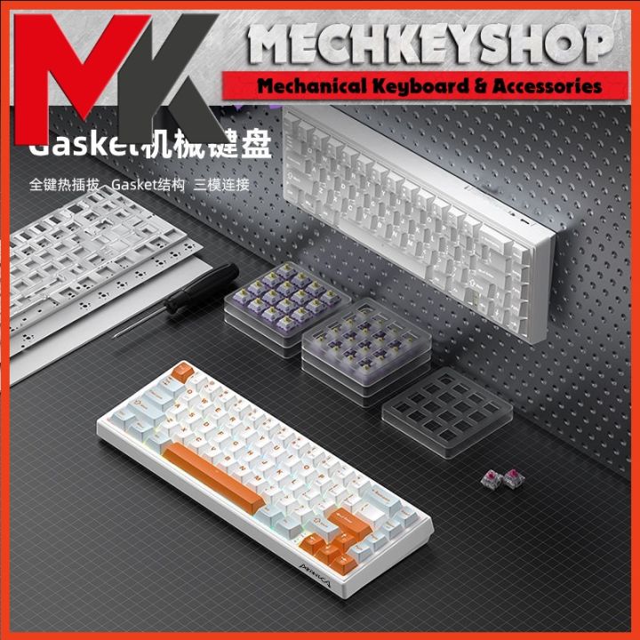 Bàn Phím Cơ Monka 3067 V2 Pro 3 mode gasket mount mạch xuôi hotswap ...
