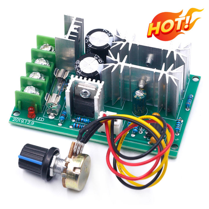 20A 12V 24V 36V 48V 10-60V Motor Speed Control PWM DC Motor Speed ...