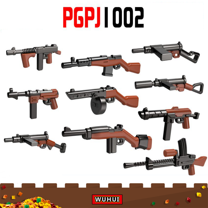 WUHUI 11PCS SWAT Military Army WW2 Minifigures Toy Building Kit ...