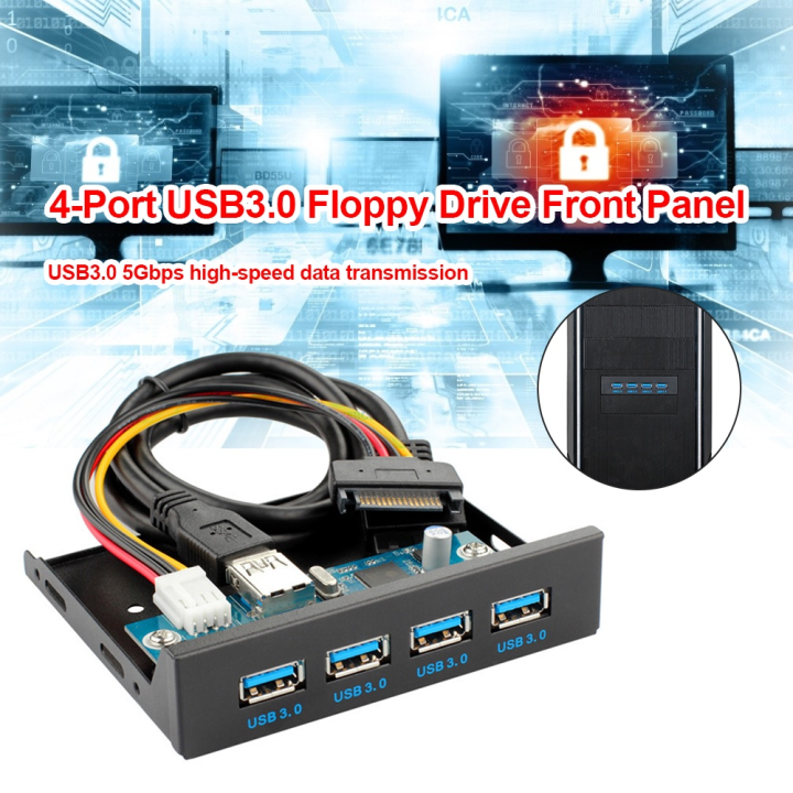 5Gbps 4 Ports USB 3.0 PCI-e Expansion Card Adapter PCI Express USB 3.0 ...