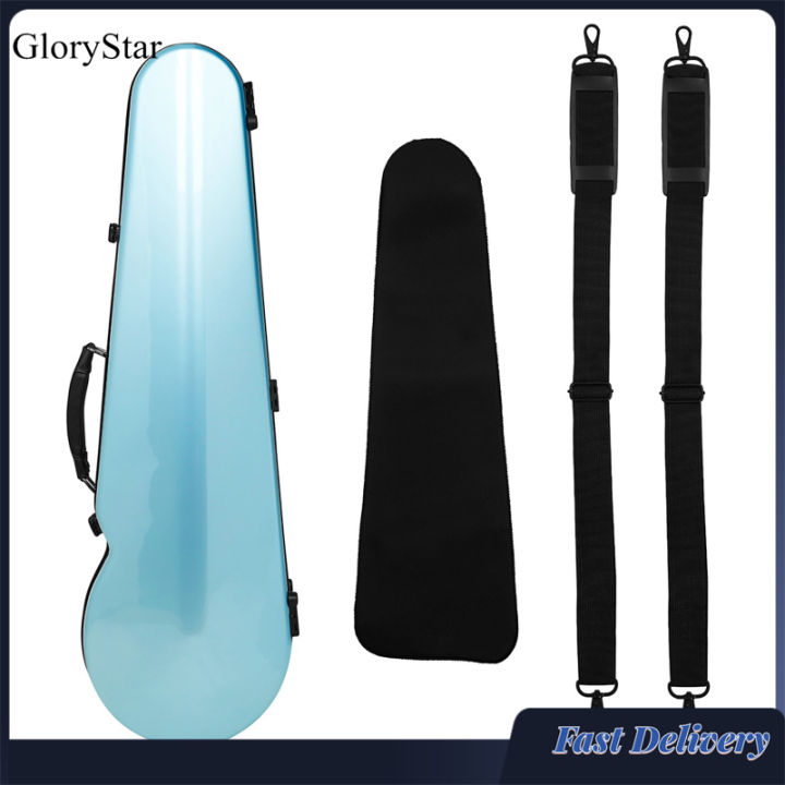 GloryStar 4/4 Violin Case Lightweight Portable Violin Box With Built-in ...