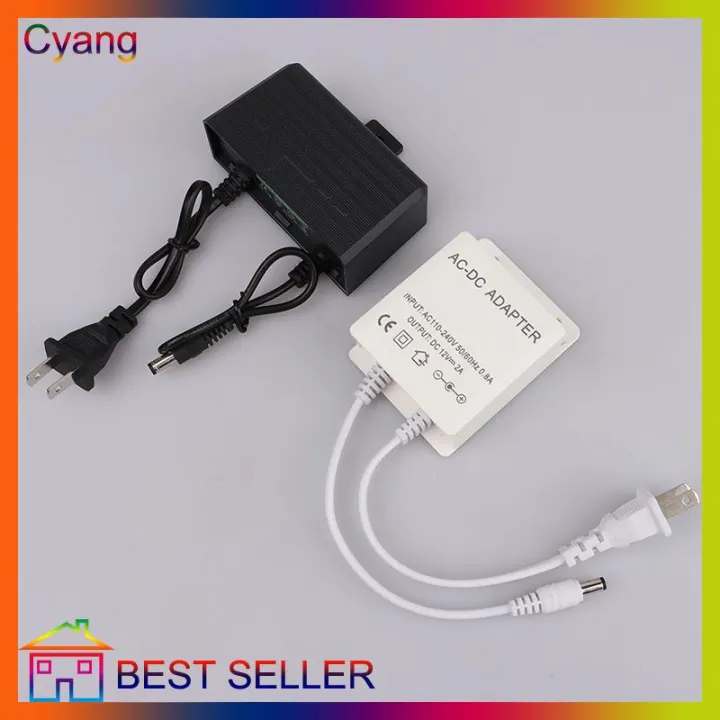 Cyang AC DC 12V 2A 2000ma CCTV camera Power Supply adaptor Outdoor ...