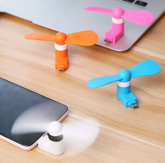 ZON Mini portable Mobile phone fan for android type-C and i OS/mini ...