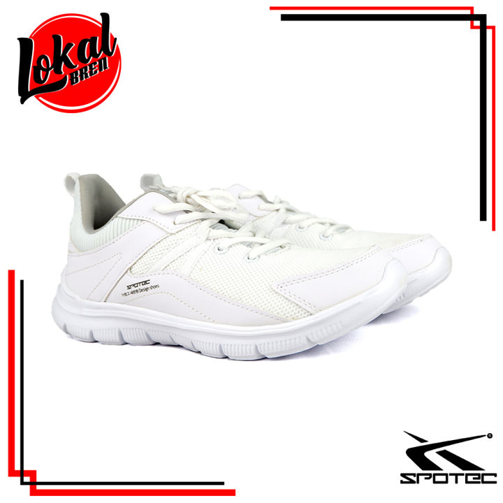 Sepatu Running / Sepatu Sneakers / Sepatu Lari Spotec Brian - Putih ...