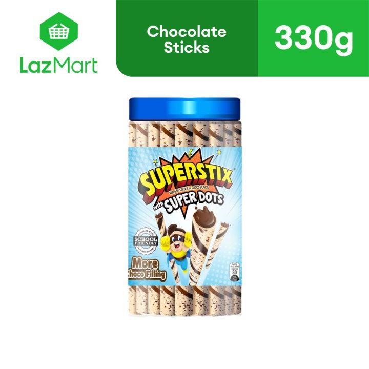Superstix Choco Jr with Super Dots 330g | Lazada PH