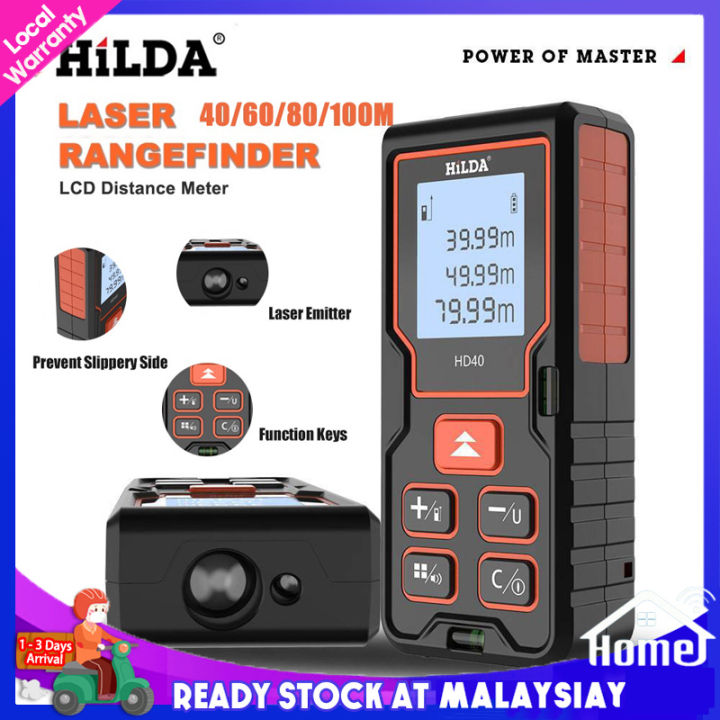 HILDA Laser Rangefinder 40 /60 /80 /100 Meters Infrared Digital Laser ...