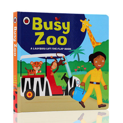 Milu Busy Book Busy Zoo Dear Zoo หนังสือกระดาษแข็งตรัสรู้สำหรับเด็ก ...
